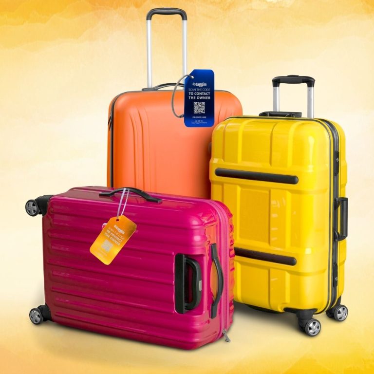 Lost Luggage Metal QR Tags for Easy Identification | Taggim